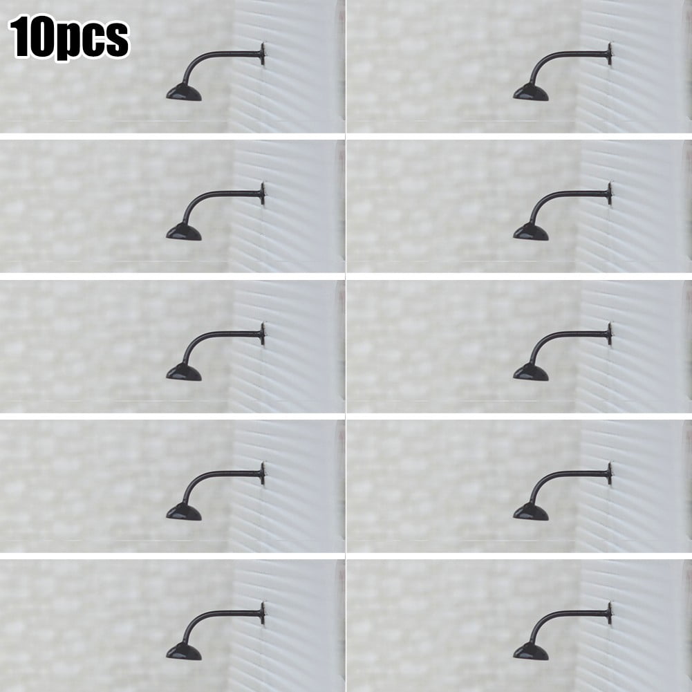 10 Pack LED Wall Lights Model Street Lamps Railway Lamp Posts for HO ...