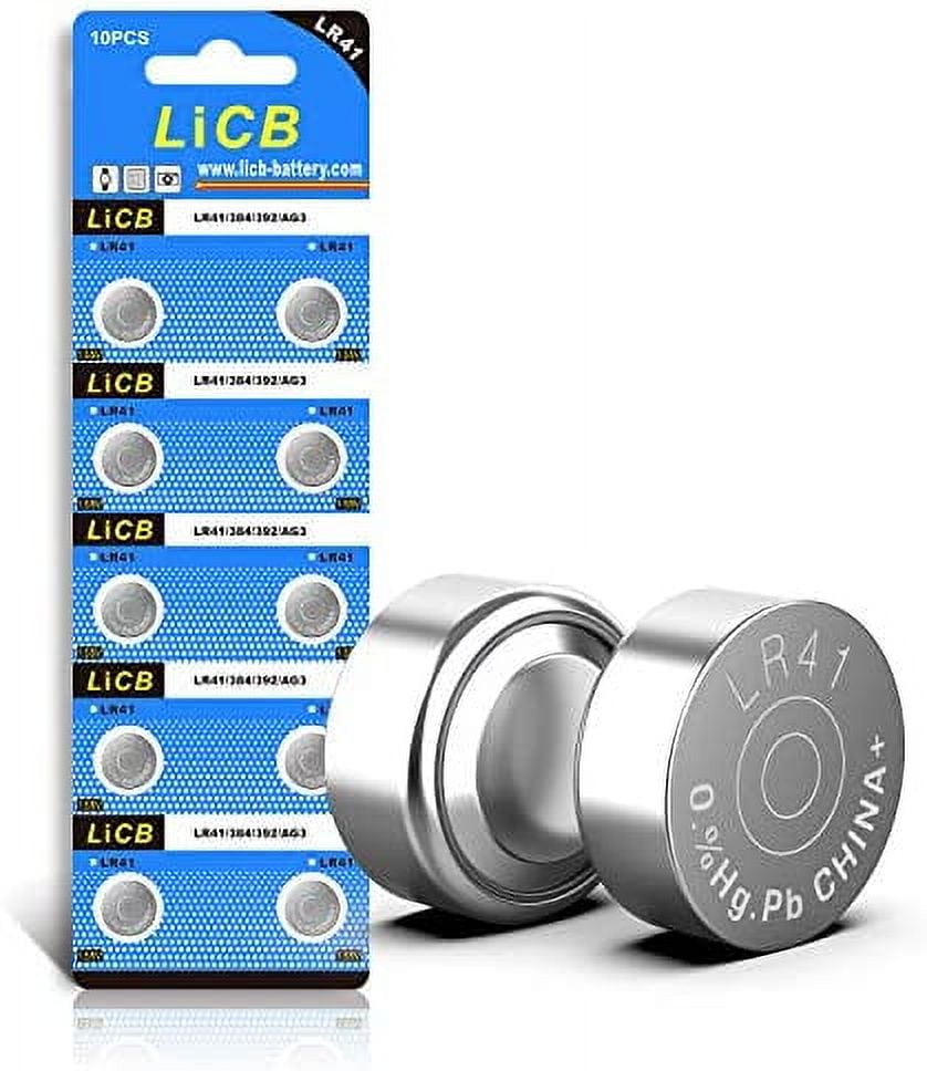 10 Pack LR41 AG3 392 384 Battery,Long-Lasting & Leak-Proof,High ...