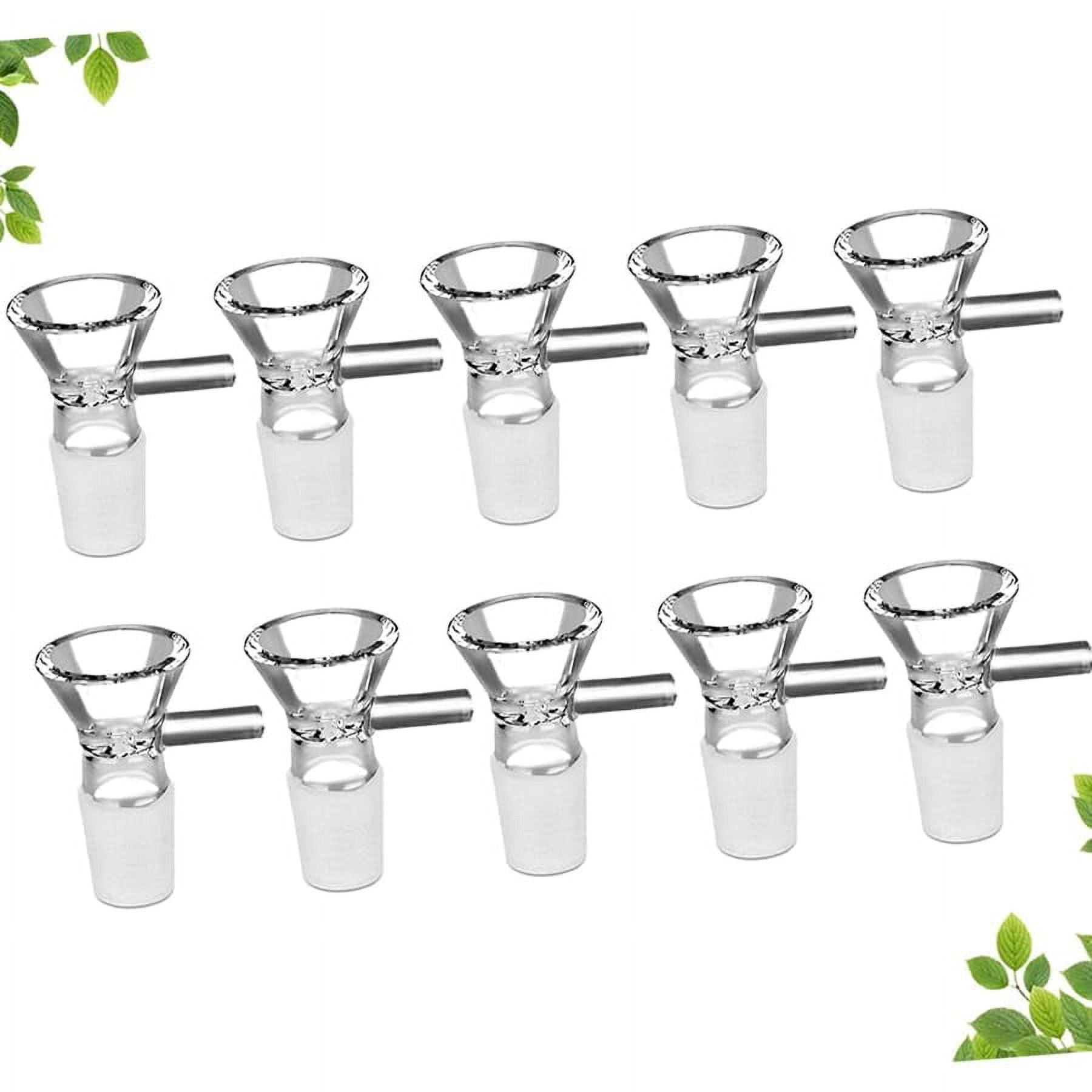 10 Pack Lab Short Stem Funnels,14mm Glass Funnel with Handle,Mini Glass ...