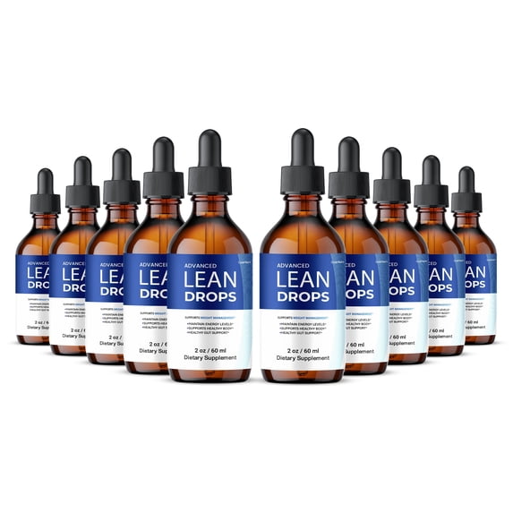 (10 Pack) Lean Drops Liquid Supplement, LeanDrops Max Strength ...