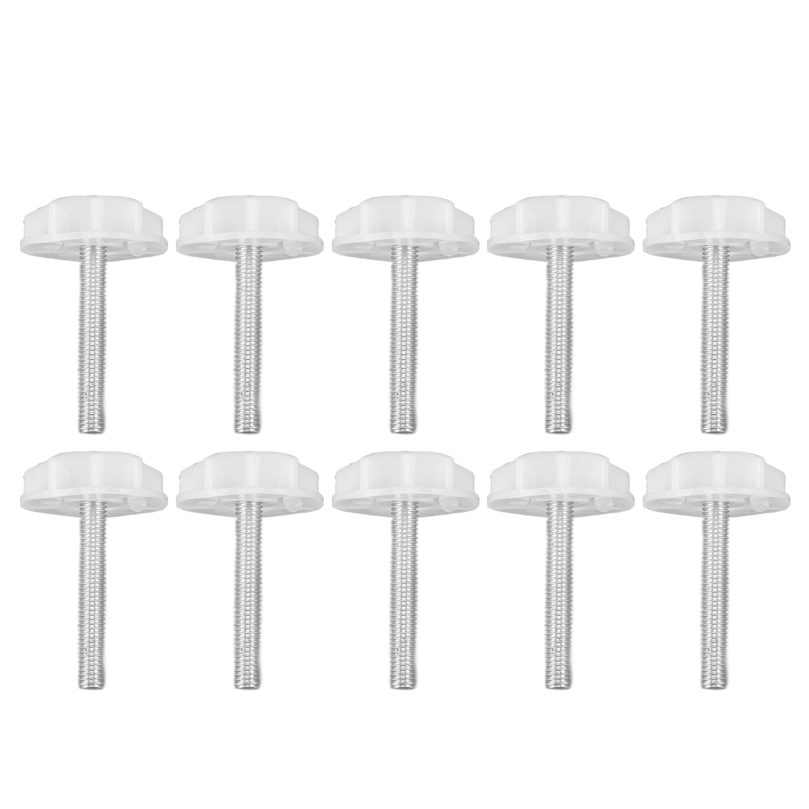 10-Pack Leg Levelers - Adjustable PP Iron Screw-On Leveling Feet for ...