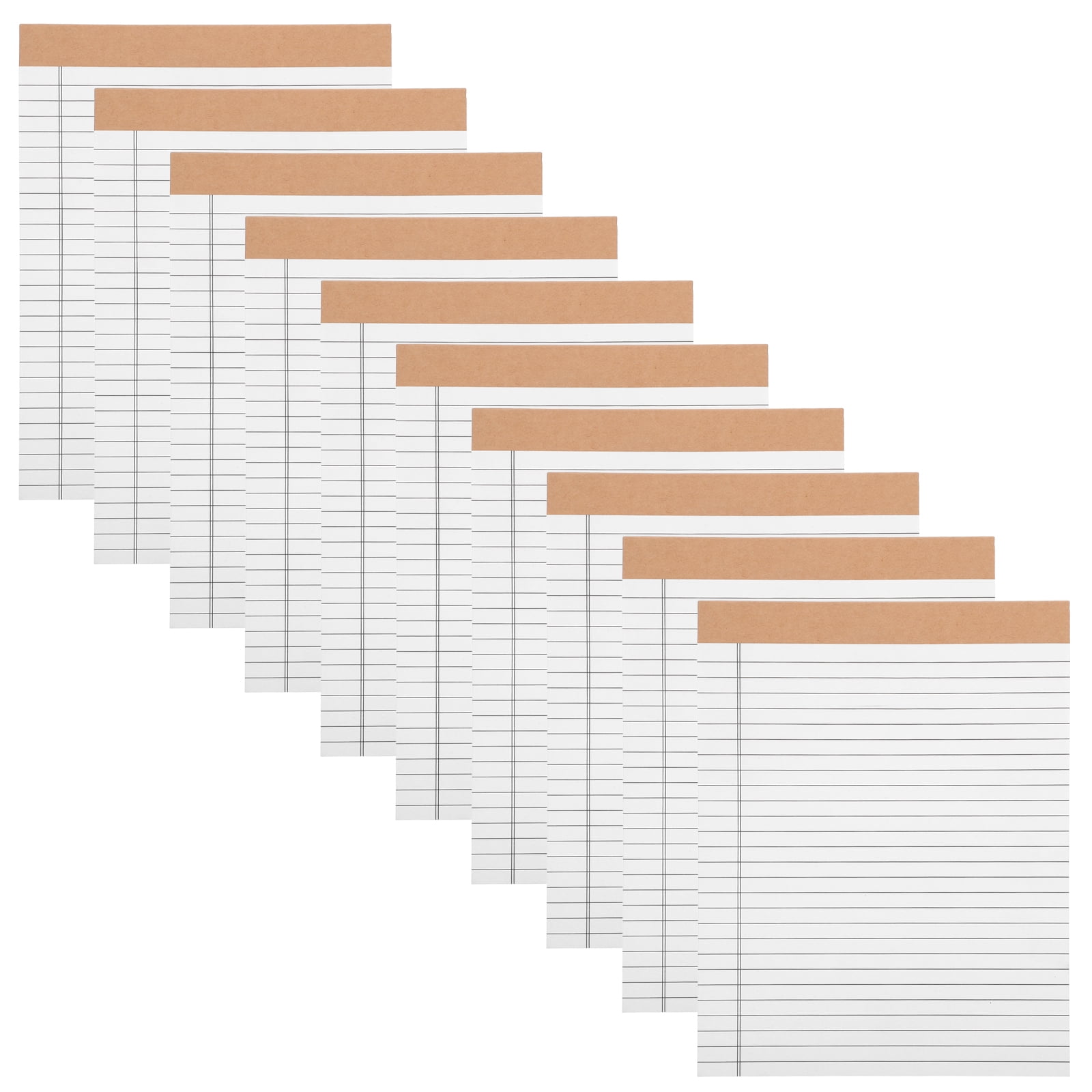 10 Pack Legal Pads Writing Pad 8x11 Inch Lined Writing Note Pads ...