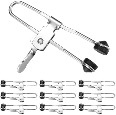10 Pack Lever Action Grid Clamps, Stainless Steel Suspended Ceiling ...