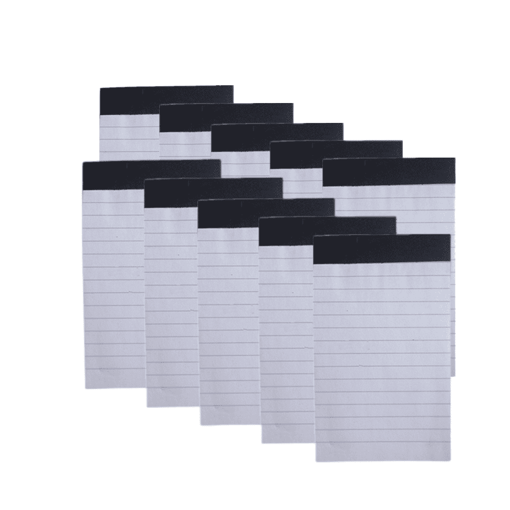 "10 Pack Top Bound Small Mini Notepad, 3x5"" Pocket Notebook Refills ...