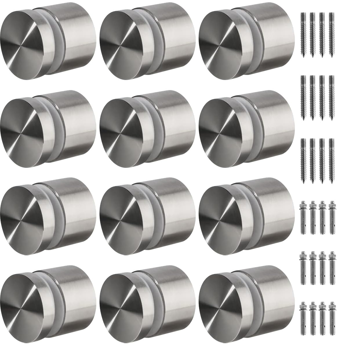 10 Pack LukLoy SS316 Heavy Duty Glass Railing Standoff Hardware for ...