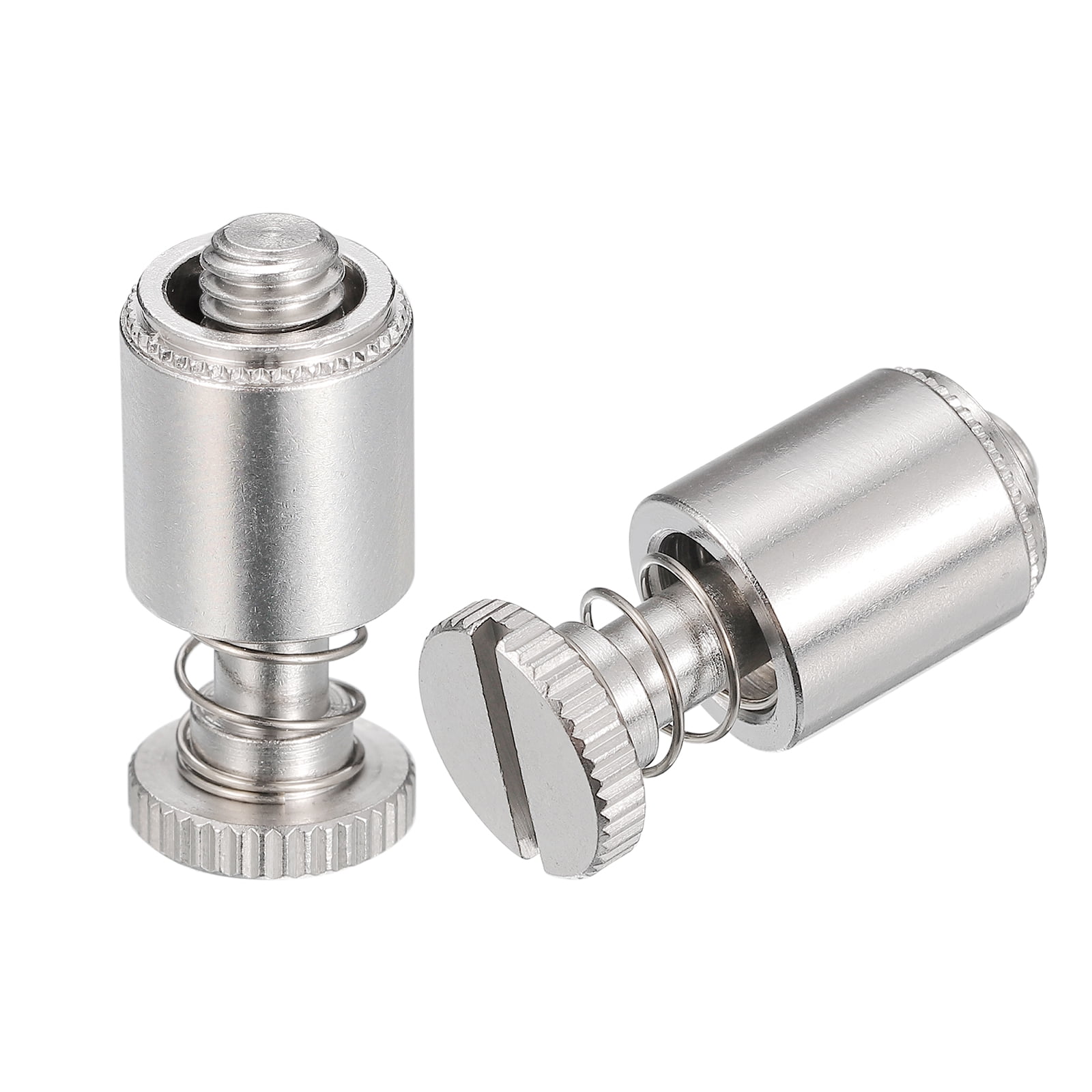 10 Pack M6x1x12.7mm Panel Spring Screws, PFC2 Knurled Head Spring ...