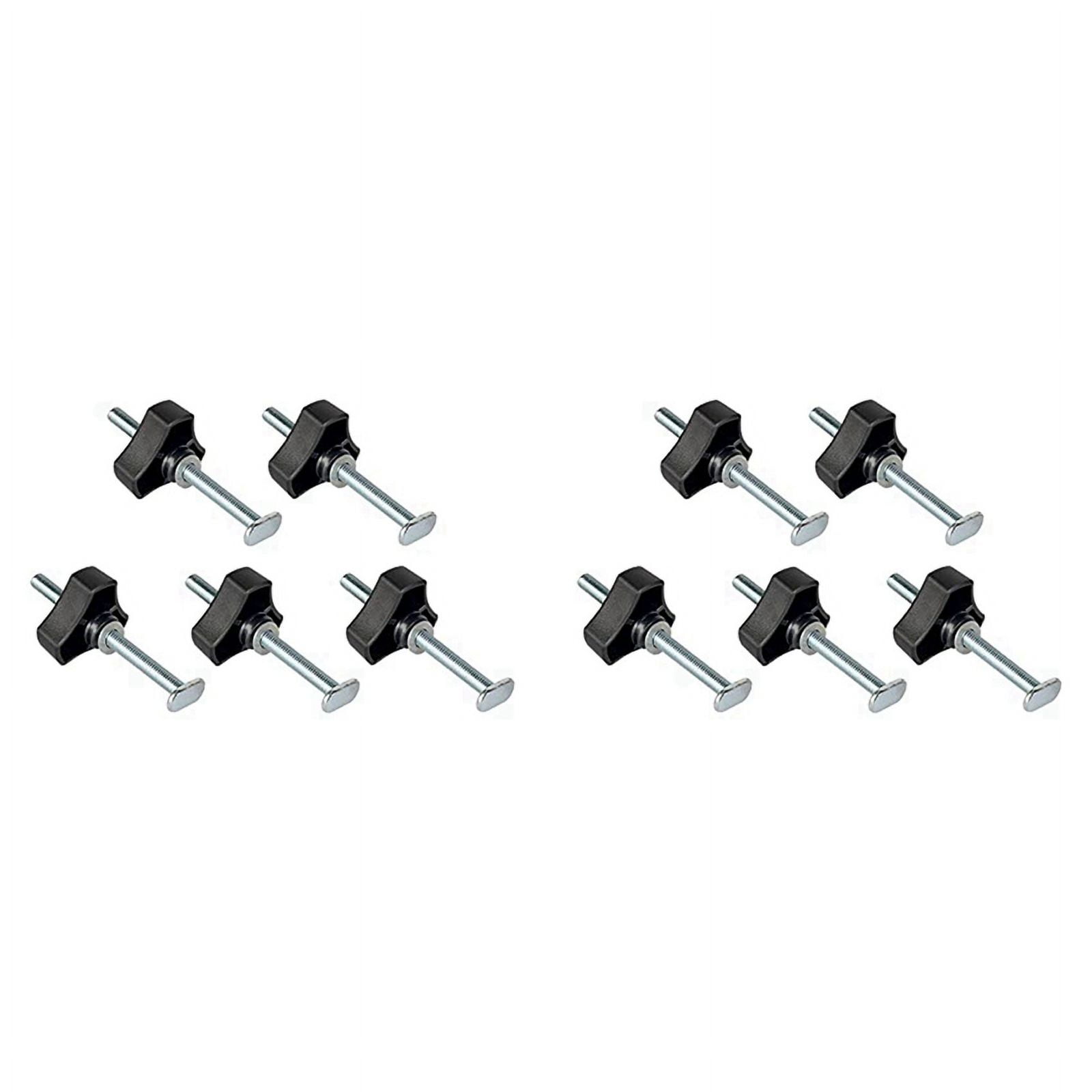 10 Pack M8 T Track Bolts Knob Kit 4 Inch T Slot Bolts with Washers T ...