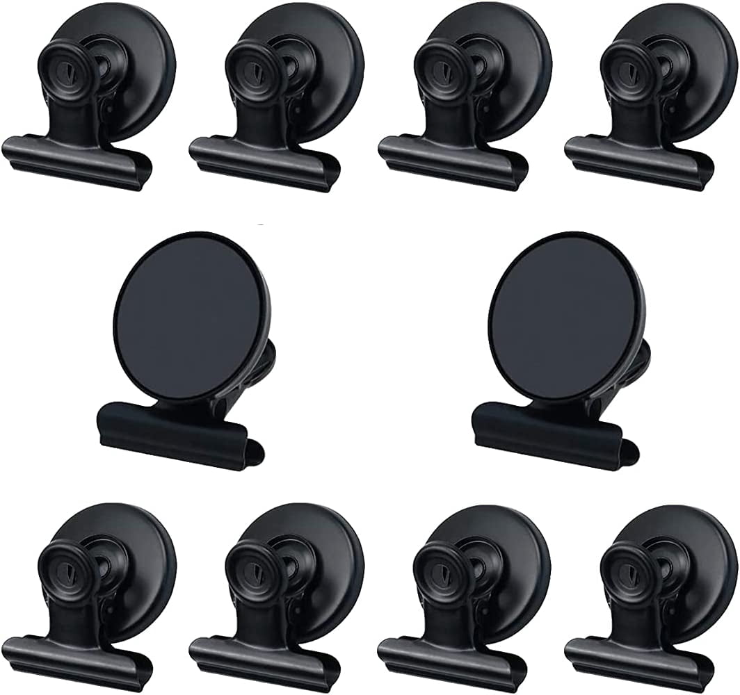 10 Pack Magnetic Metal Clips Refrigerator Whiteboard Wall Fridge ...