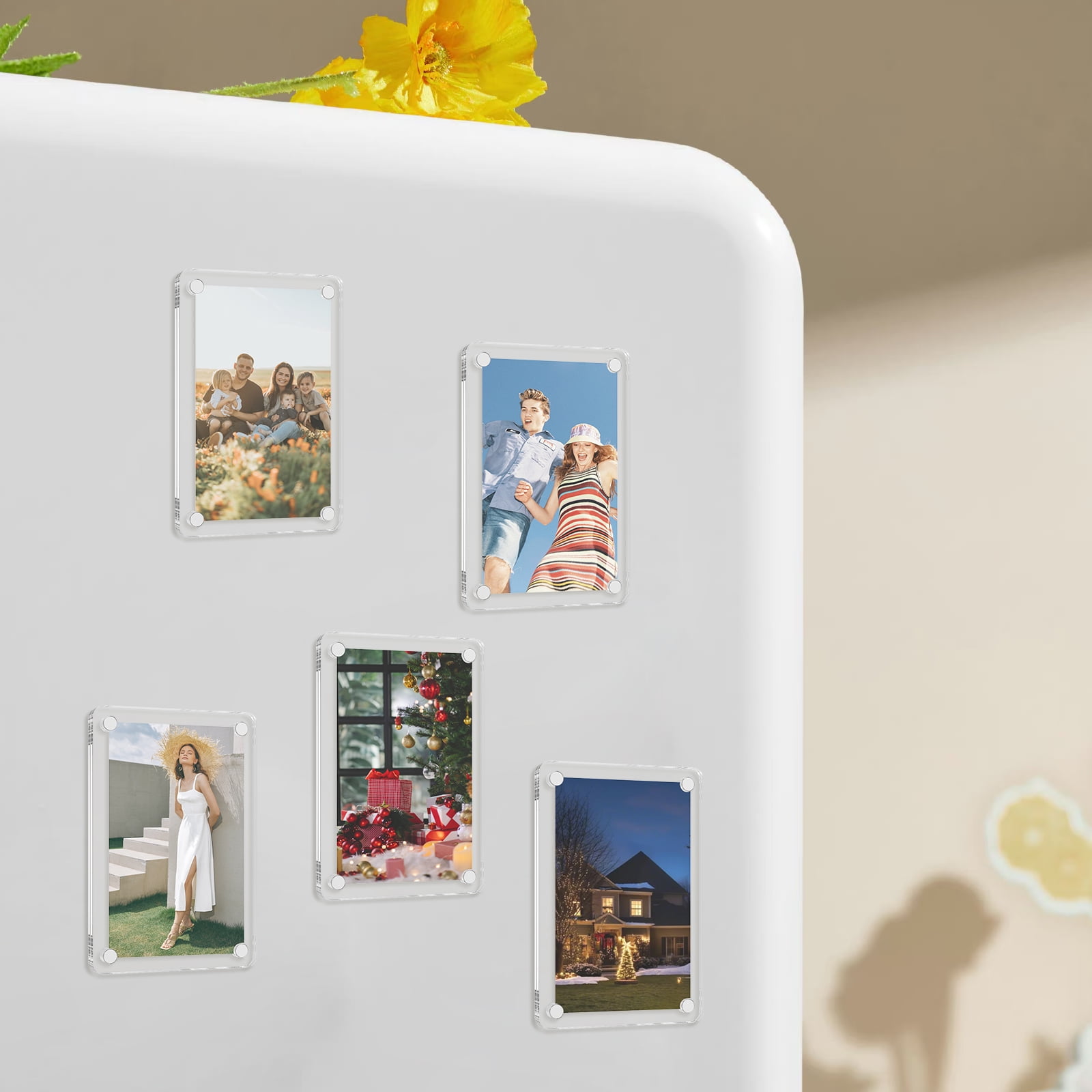 10 Pack Magnetic Picture Frame for Fujifilm Instax Mini Camera, Acrylic ...