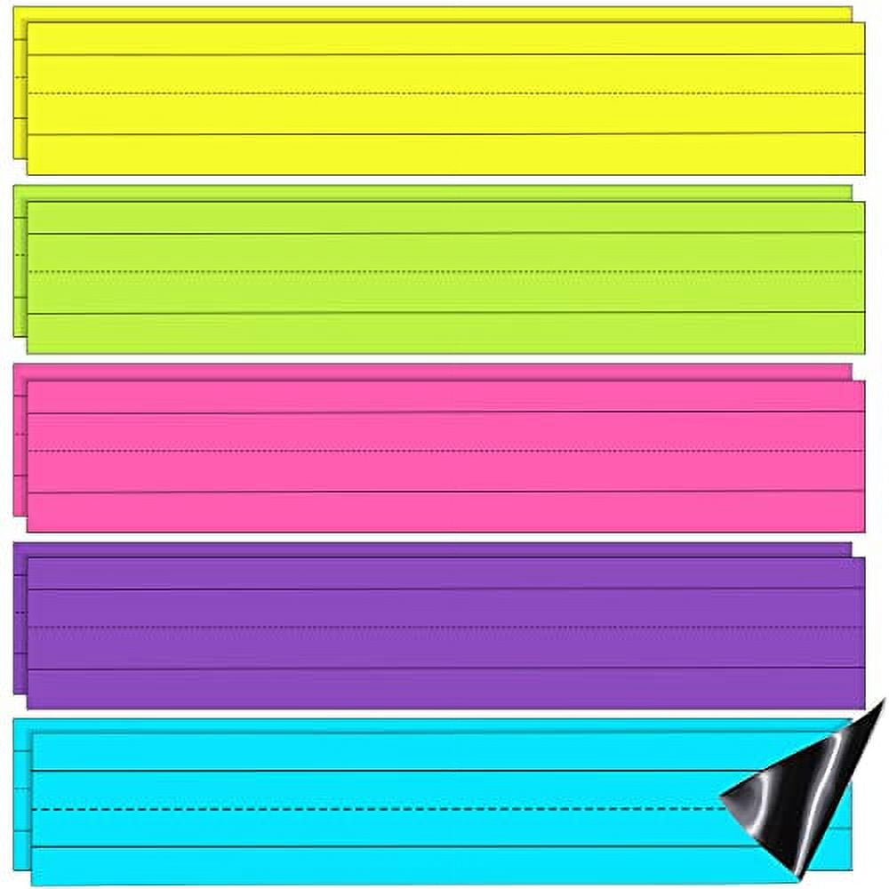 10 Pack Magnetic Sentence Strips, Sentence Strips with Magnets, 12 x 3 ...