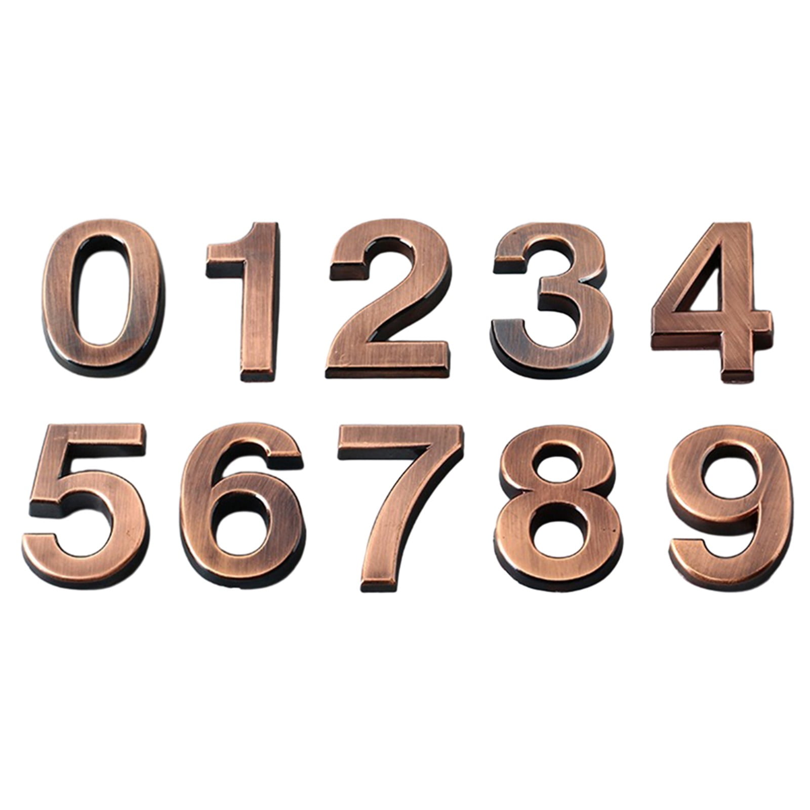 10 Pack Mailbox Numbers 0-9 2Inch High Door Address Numbers Stickers ...