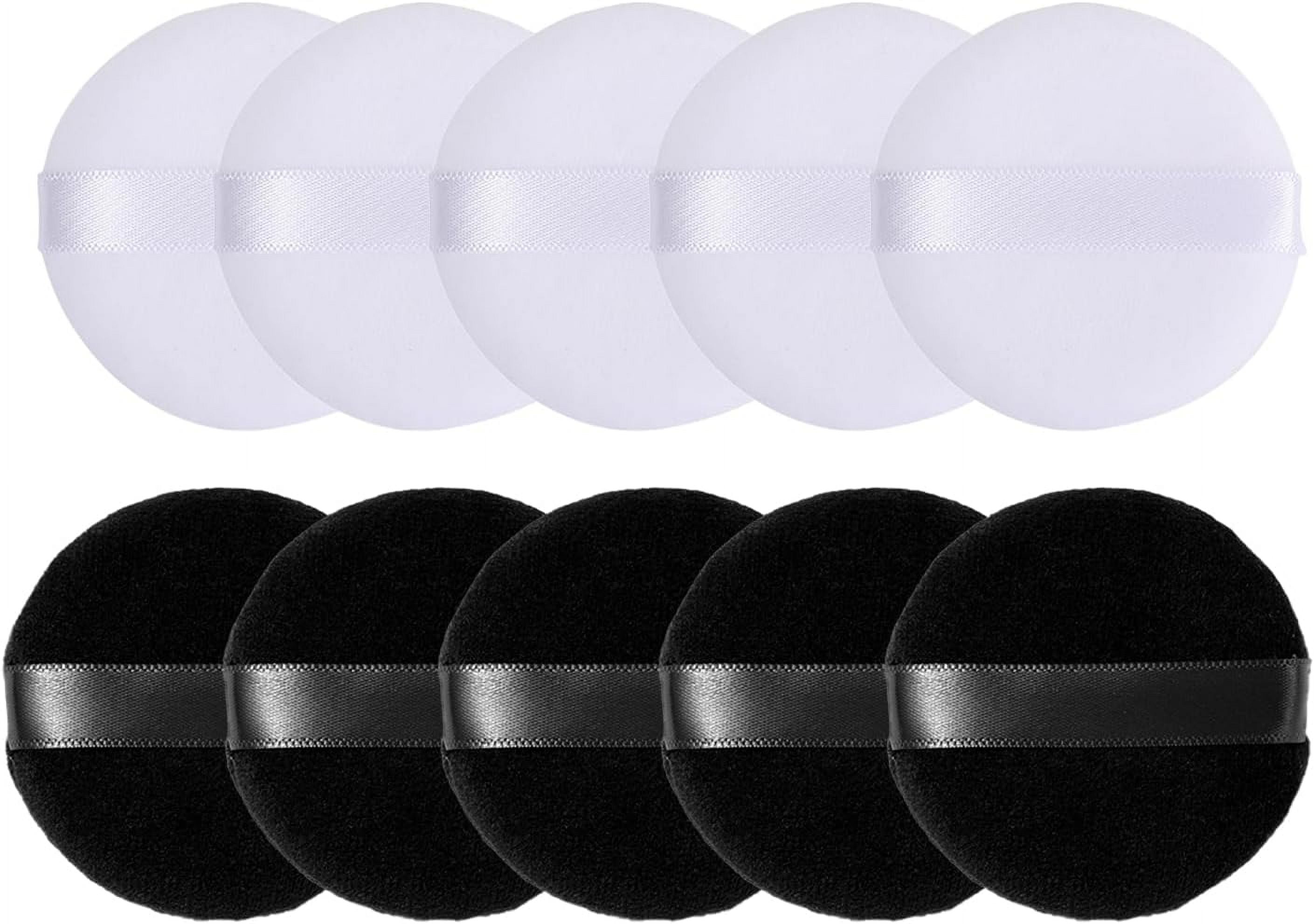 10 Pack Makeup Powder Puffs, Pure Cotton Powder Puff, 2.5inch Round ...