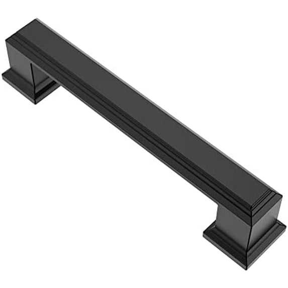 10 Pack Matte Black Cabinet Pulls, 3-3/4 Inch(96mm) Hole Center Cabinet ...