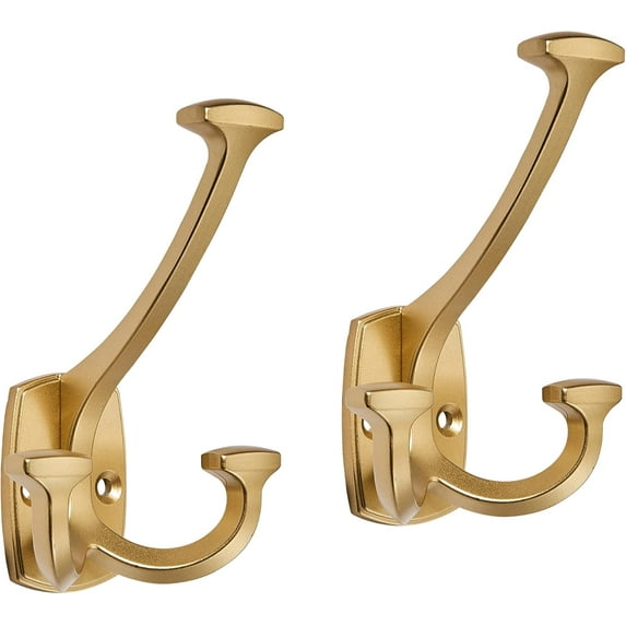 10 Pack Matte Black Hooks Large Wall Mounted Solid Heavy-Duty ...