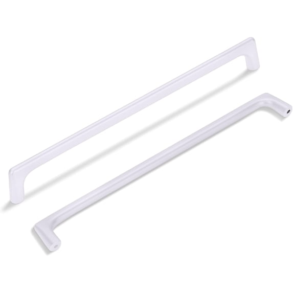 10 Pack Matte White Modern Cabinet Pulls 11.3 Inch(288mm) Hole Center ...