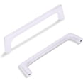 10 Pack Matte White Modern Cabinet Pulls 5 Inch(128mm) Hole Center ...