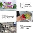 10 Pack Meal Prep Glass Containers With Locking Lids - 5x 32oz + 12oz ...
