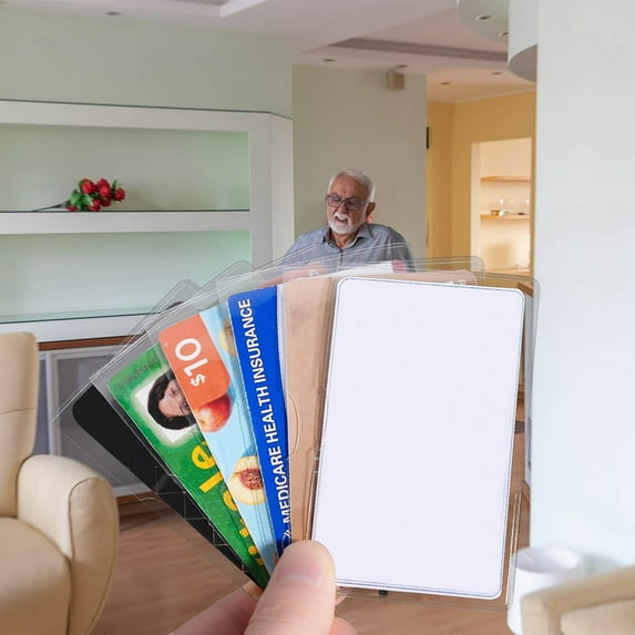 10 Pack Medicare Card Holder Protector Sleeves, Clear PVC Waterproof ...