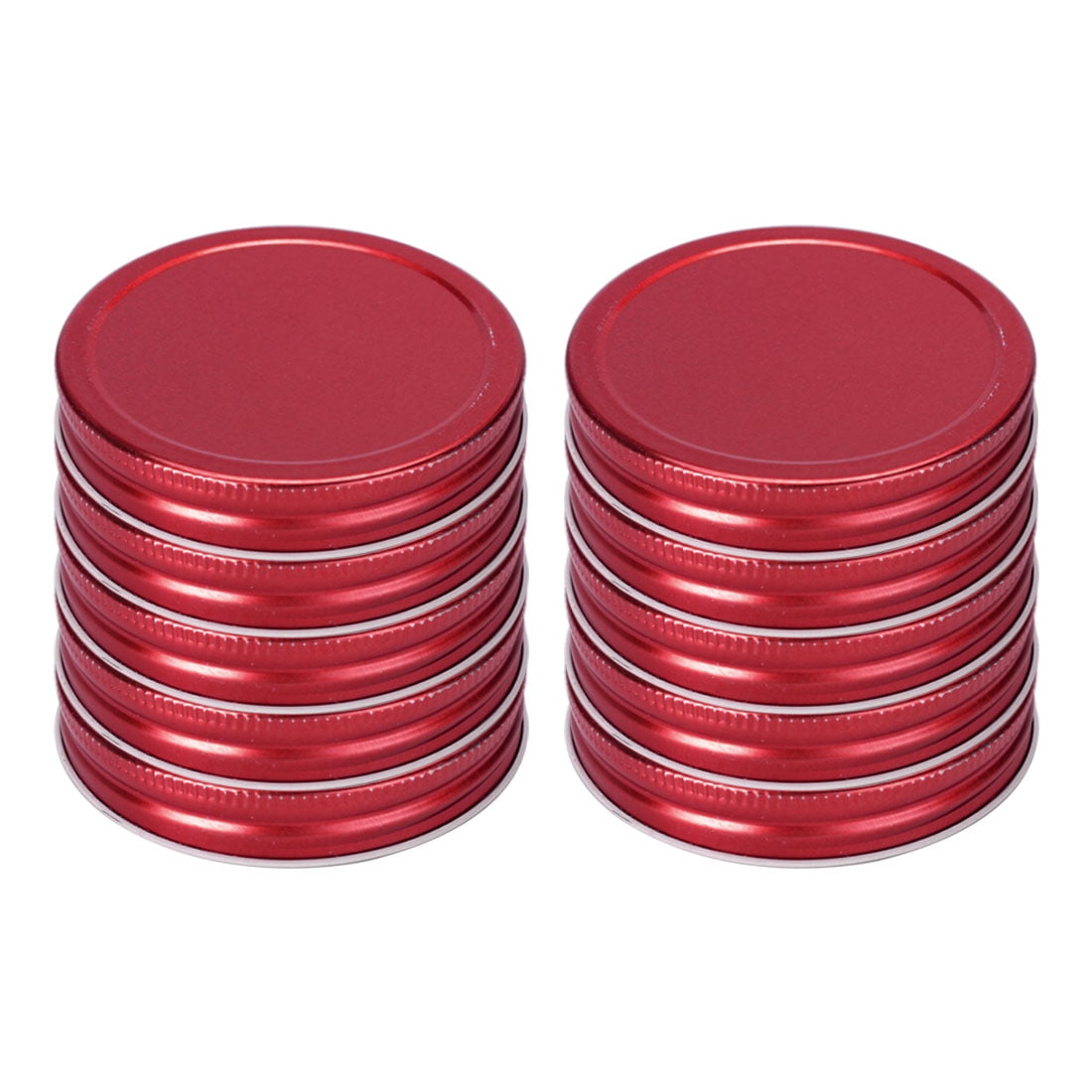 10 Pack Metal Mason Jar Lids Wide Mouth Mason Canning Jars Top Food ...