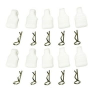 50 Pieces Universal RC Body Clips Car Clips Silver Stainless Steel R ...