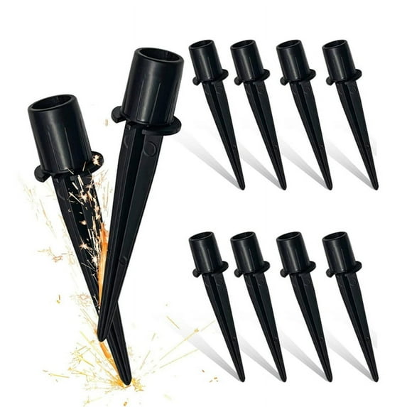 10 Pack Metal Replacement Stakes for Solar Lights Outdoor,Solar Pathway ...