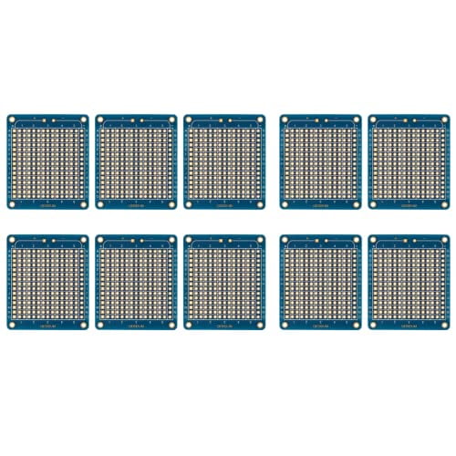 10 Pack Mini Breadboard Solderable Protoboard for DIY Electronic, PCB ...