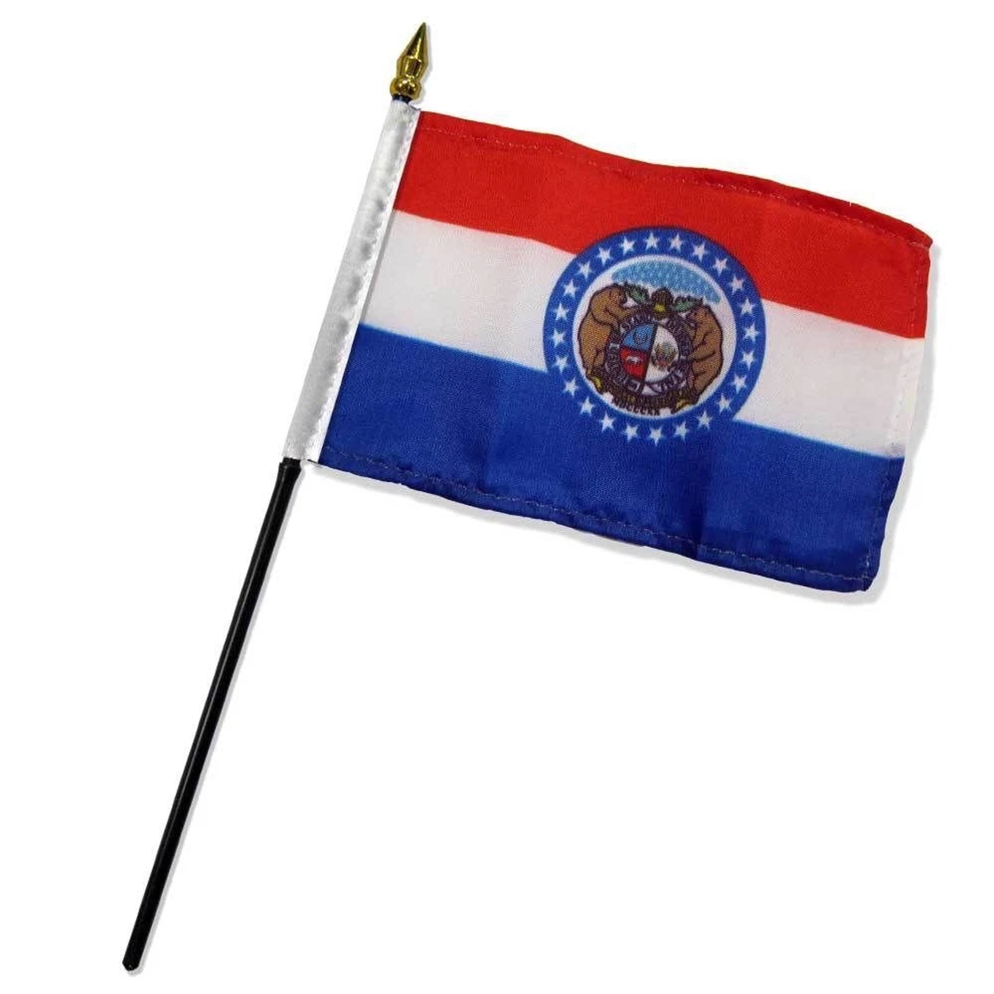 10 Pack Missouri State Flag 4"x6" Desk Table Stick - Walmart.com