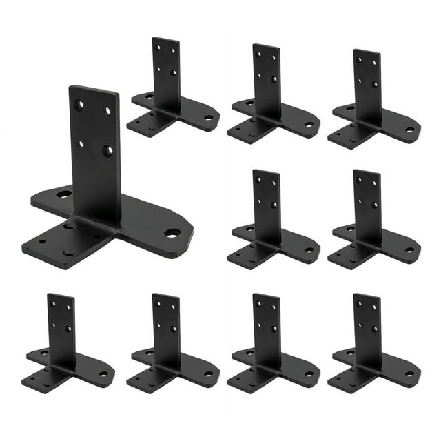 10 Pack Modular Strut Channel Mount Brackets For Installing Shelving ...
