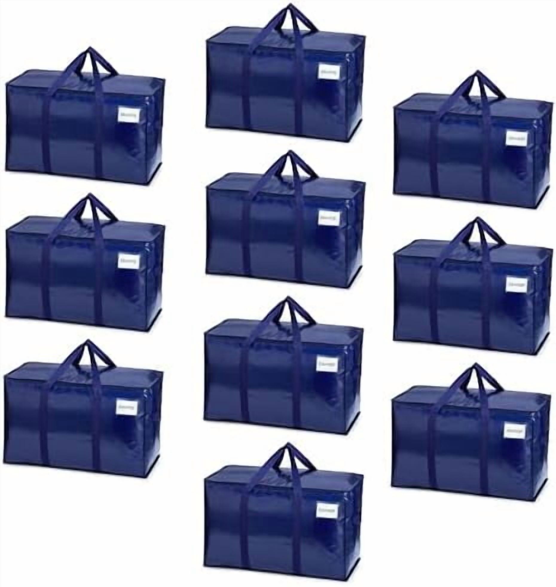 10 Pack Moving Bags, Heavy Duty, Moving Boxes Alternative, Packing ...