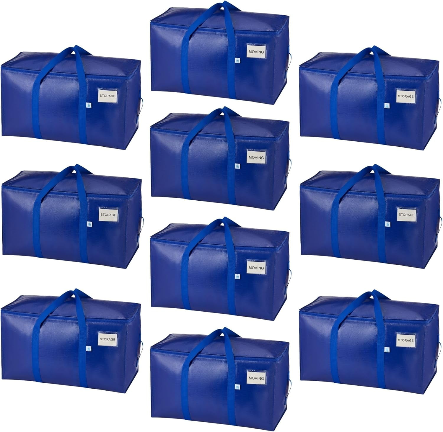10 Pack Moving Bags, Upgraded Heavy Duty, Moving Boxes Alternative ...