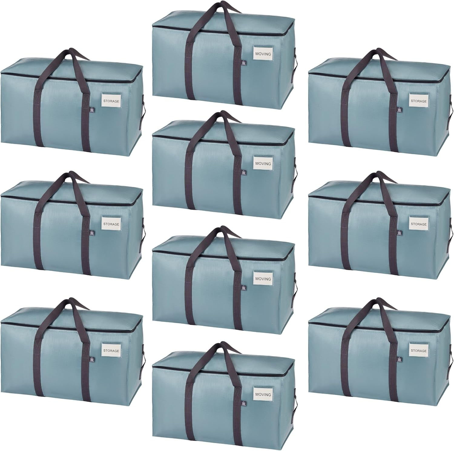 10 Pack Moving Bags, Upgraded Heavy Duty, Moving Boxes Alternative ...