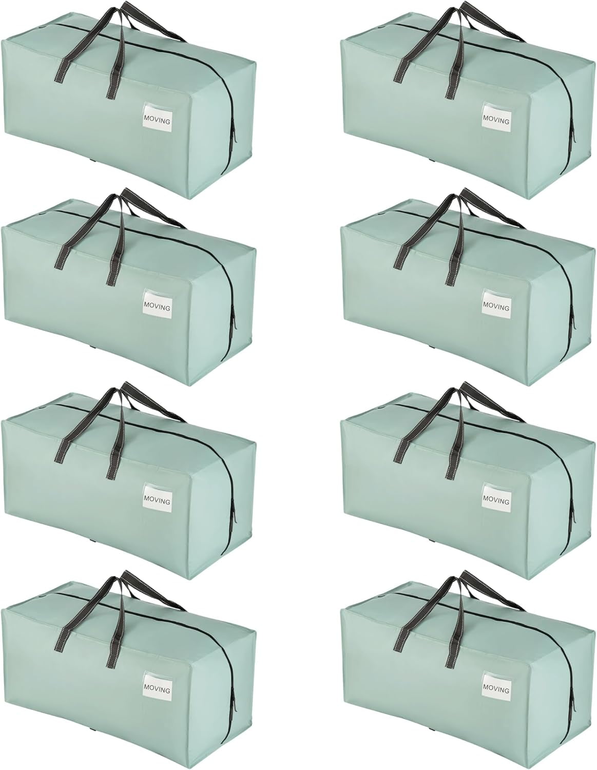 10 Pack Moving Bags w/Backpack Straps, Heavy Duty, Moving Boxes ...