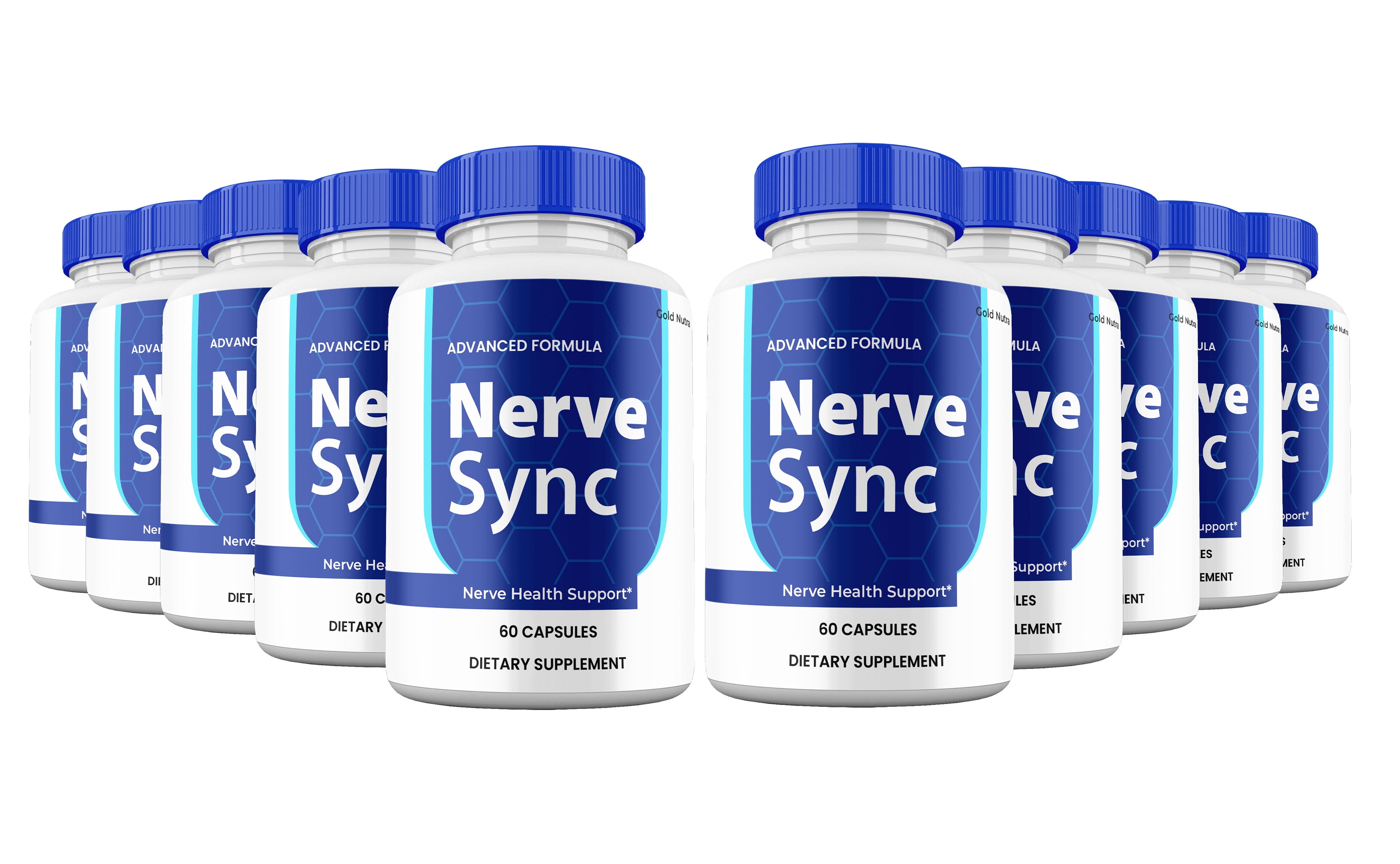 (10 Pack) Nerve Sync Capsules, NerveSync Supplement for Nerve Health ...