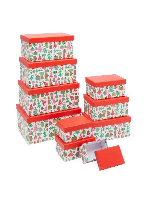 Christmas Gift Boxes in Christmas Gift Wrap - Walmart.com