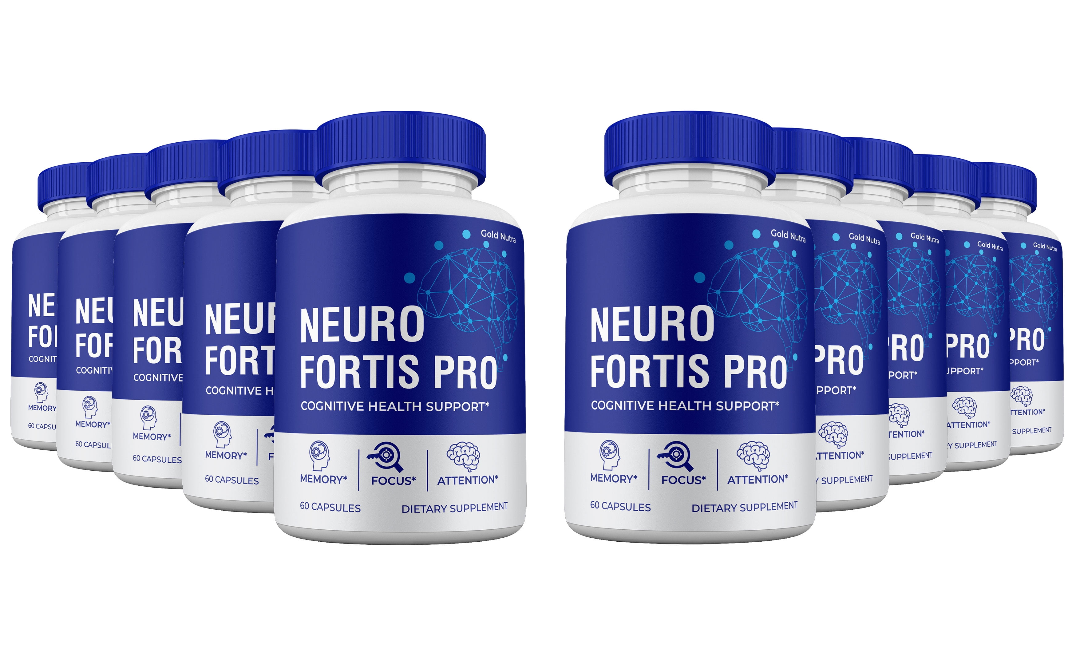 (10 Pack) Neuro Fortis Pro Capsules, Advanced Maximum Strength ...
