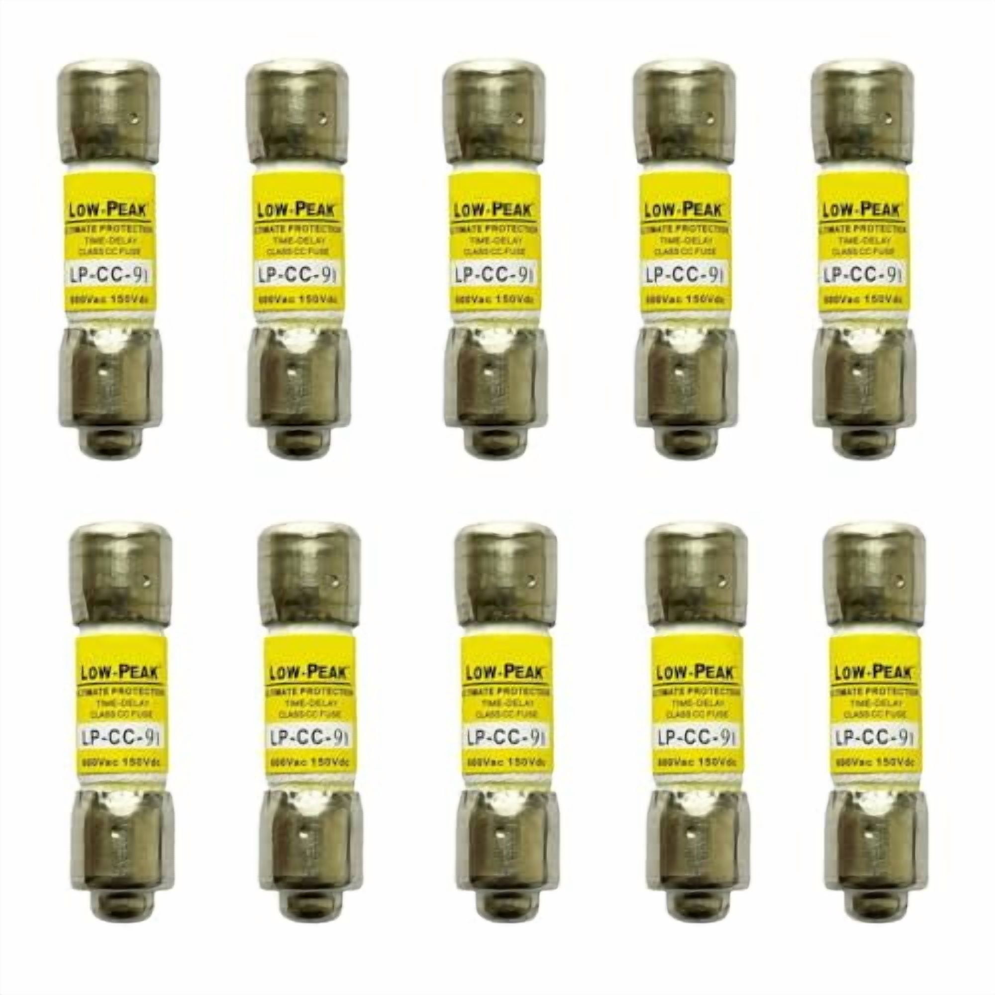 10-Pack New LP-CC-9 LP-CC-9A LP-CC 9A 600Vac Time Delay Fuse,LP-CC-9A ...