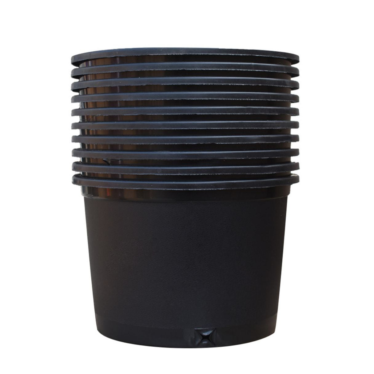 10 Pack Nursery Pot, Short 2 Gallon Nursery Container Injection Molded ...