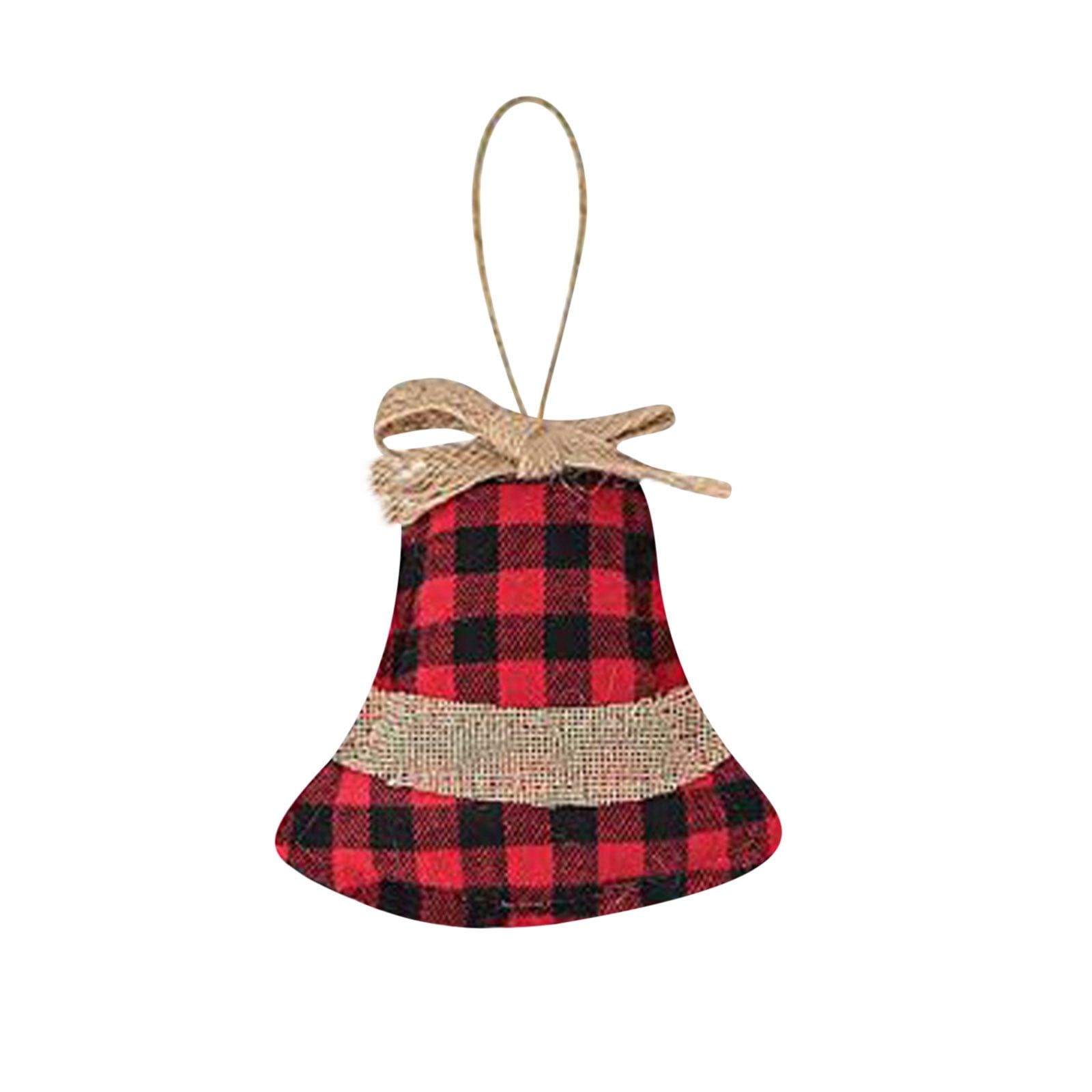 10 Pack Of And Red Lattice Christmas Ornaments Christmas Tree ...