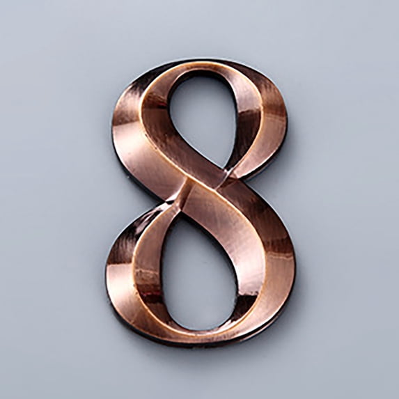 10 Pack Of Modern House Numbers Mailbox Numbers 0-9 Self-Adhesive ...