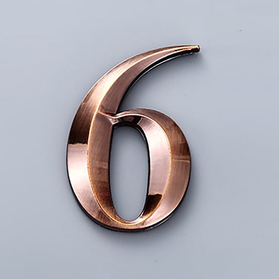 10 Pack Of Modern House Numbers Mailbox Numbers 0-9 Self-Adhesive ...