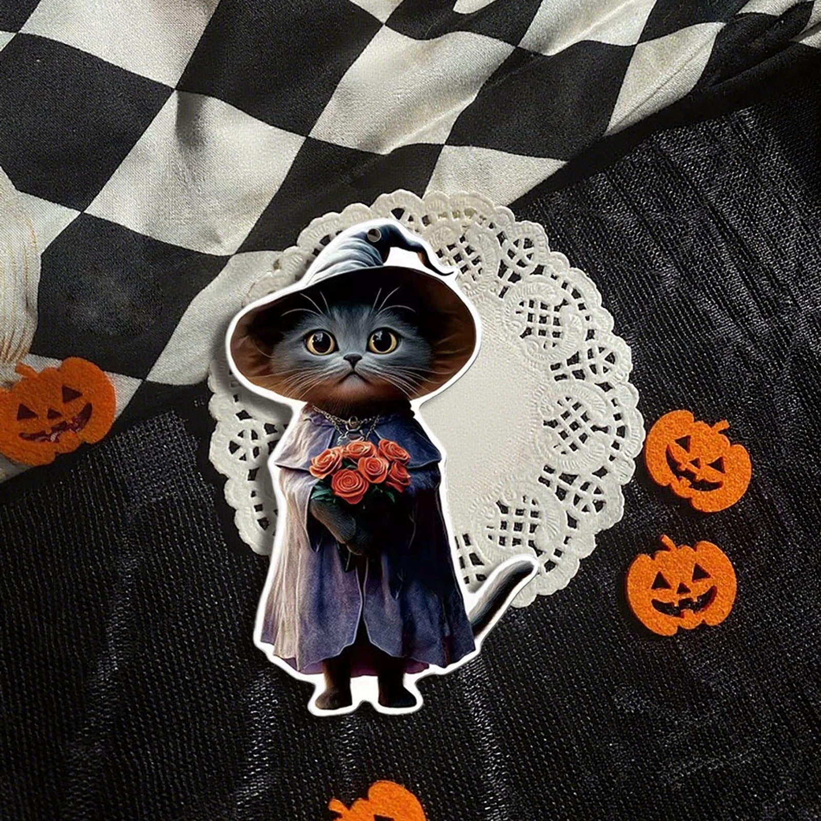 10 Pack Of Witch Series 2D Acrylic Keychain Cute Witch Bag Pendant ...