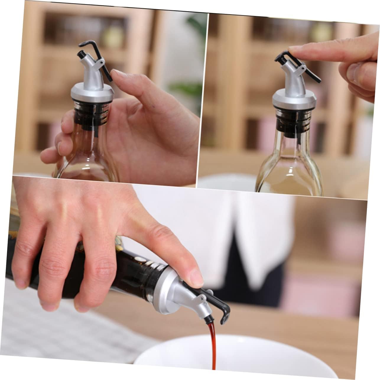10 Pack Olive Oil Spout, Oil Vinegar Bottle Stopper Spout ， Bottle Pour ...