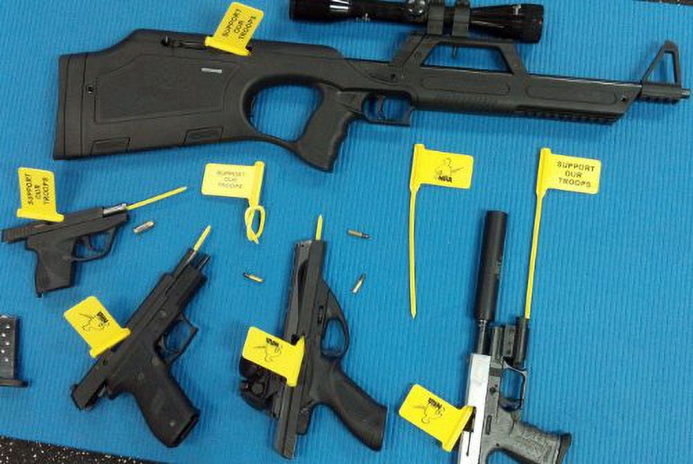 10 Pack Open Chamber Indicator Safety Flags (Minuteman) - Walmart.com