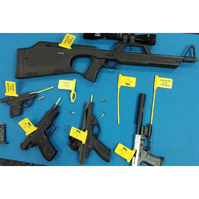 10 Pack Open Chamber Indicator Safety Flags (Minuteman) - Walmart.com