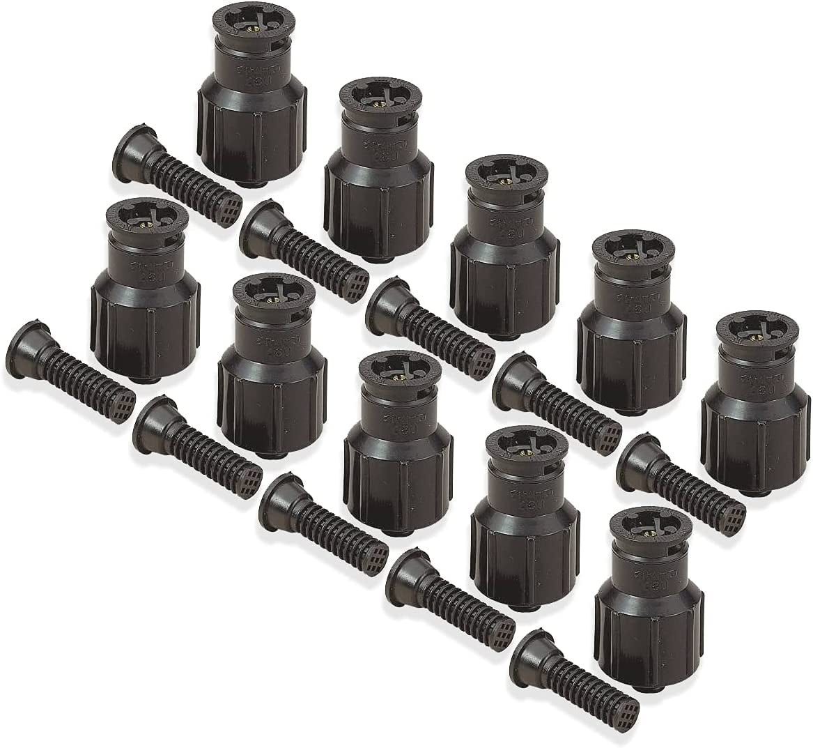 10 Pack - Orbit Shrub Sprinkler Head - Center Strip Spray Pattern ...