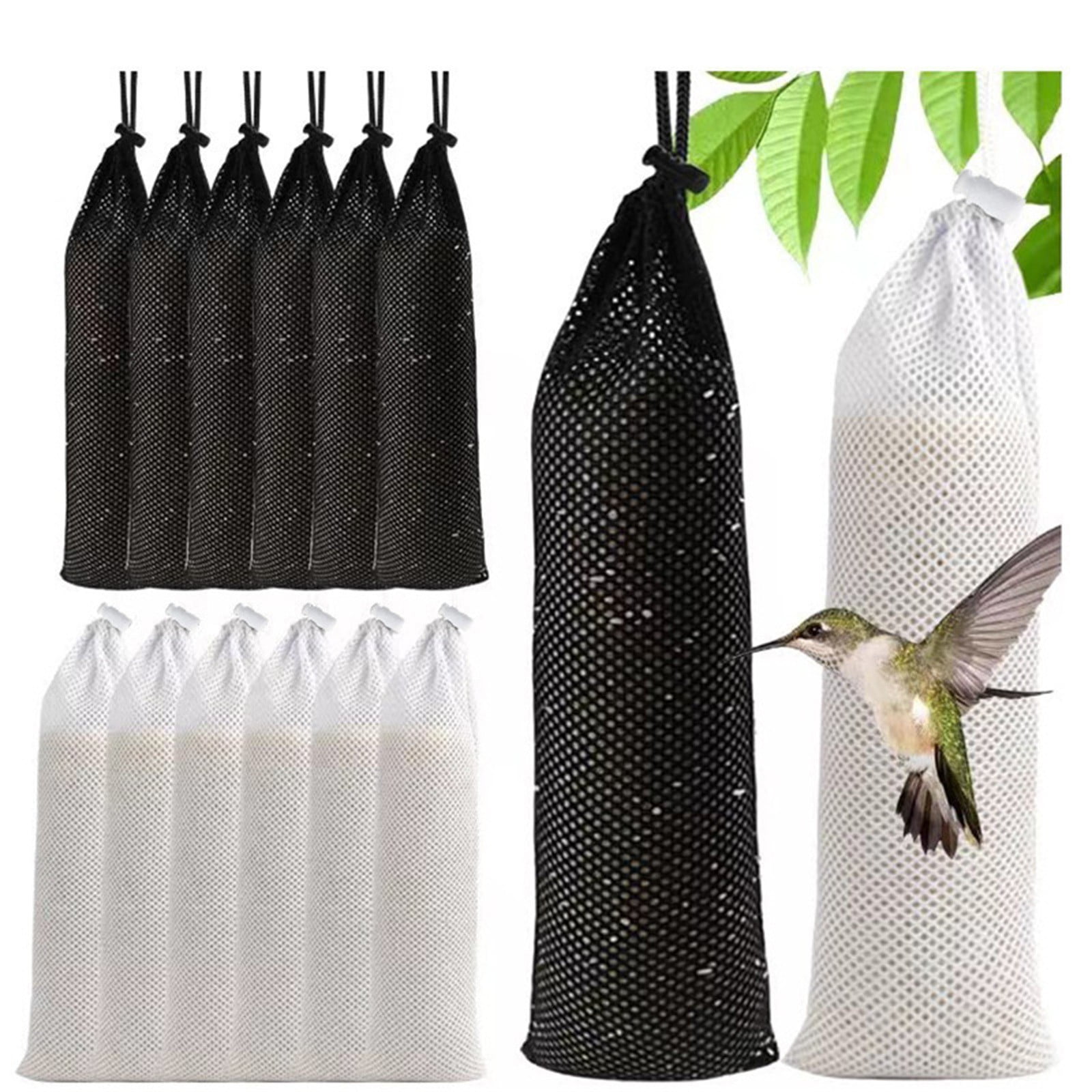 10 Pack Outdoor Finch Bird Feeders Durable Thistle Seed Feeding Bags ...