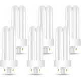 (10 Pack) PLT-26W 841, 4 Pin GX24q-3, 26 Watt Triple Tube, Compact Fluorescent Light Bulb-wpp ...