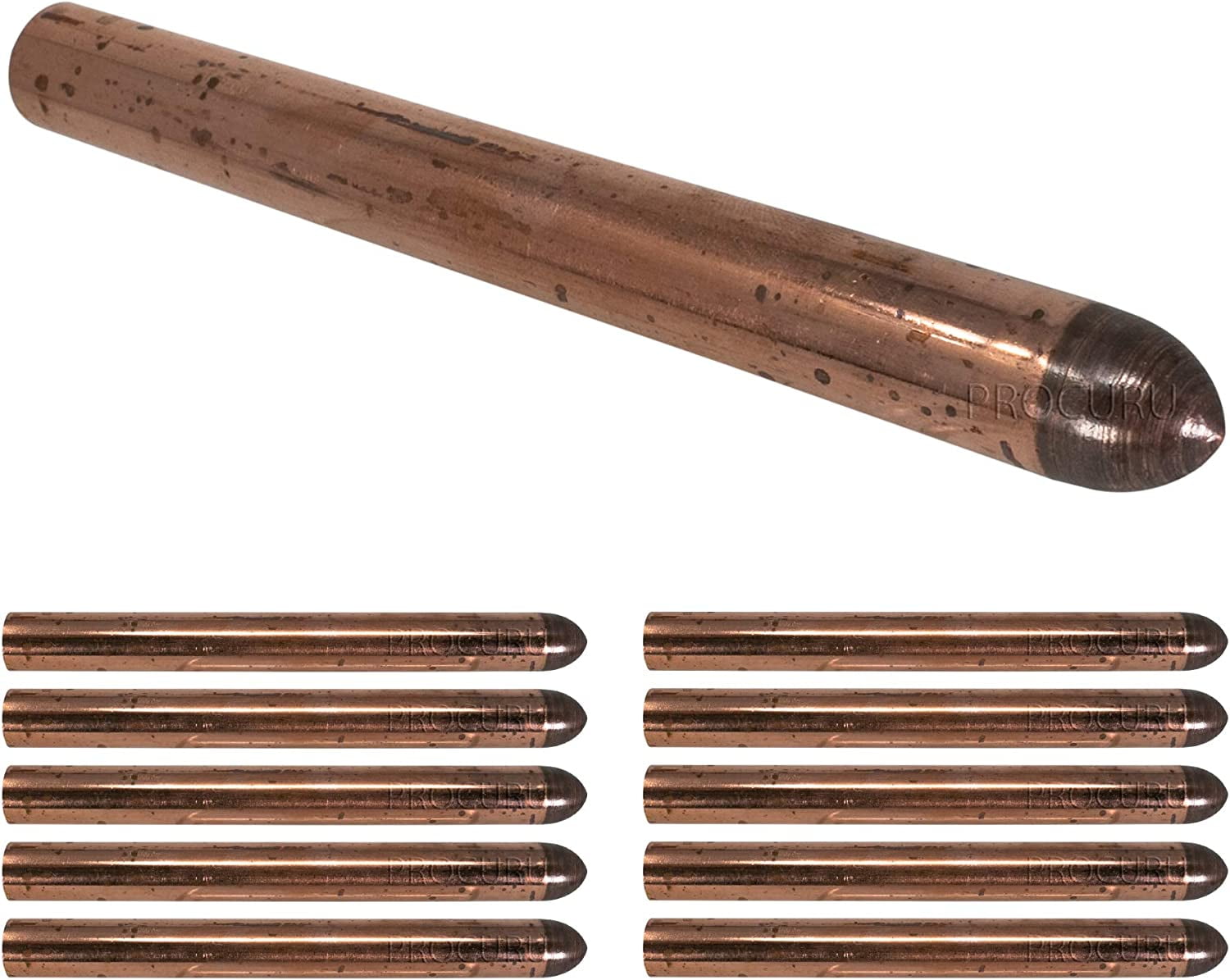 [10-Pack] PROCURU 1/2" x 6" Copper Sweat Bullet Air Chamber Stub Out ...