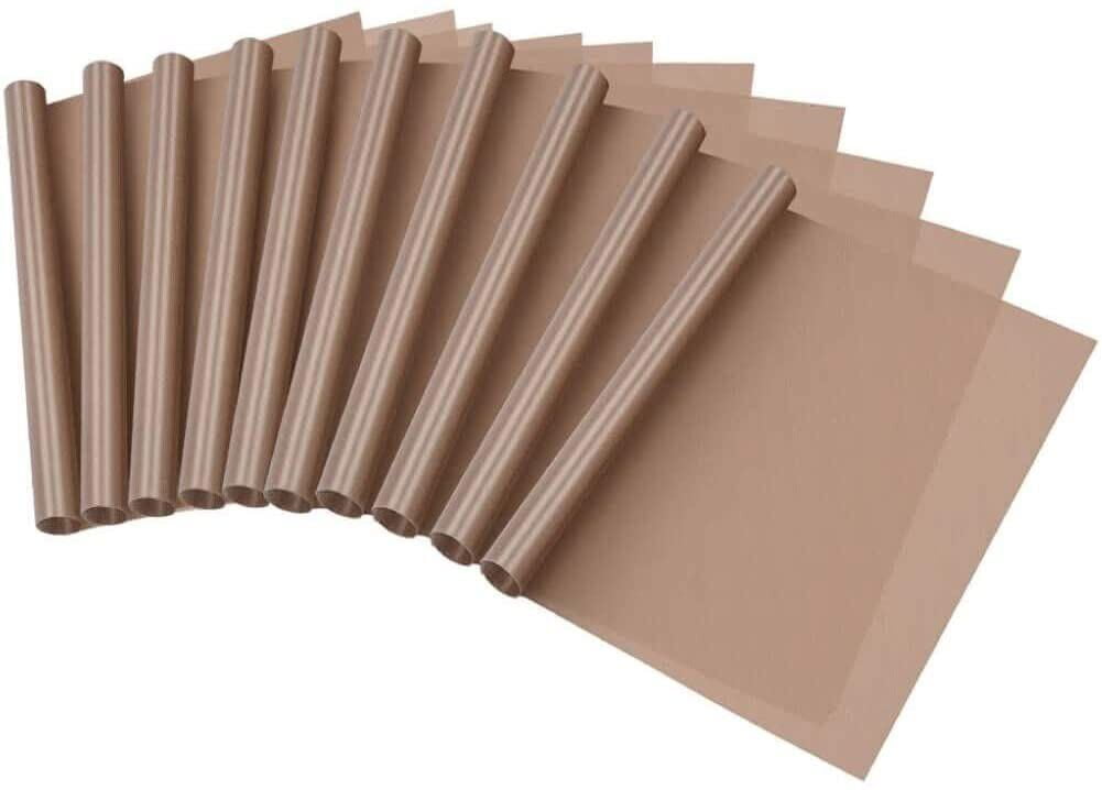 HTVRONT Non-Stick Brown Teflon Craft Paper, 10 Sheets - Walmart.com