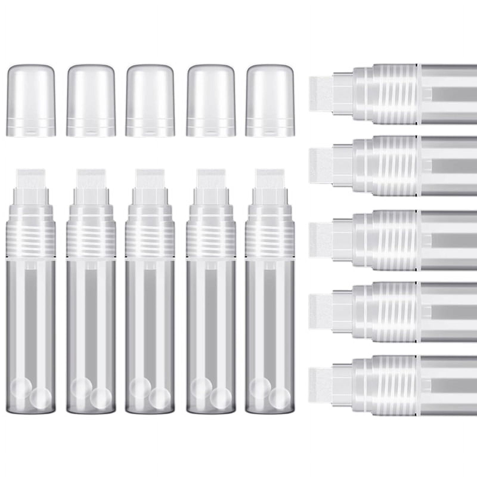 10 Pack Paint Pens 15 mm White Empty Acrylic Permanent Marker Clear ...